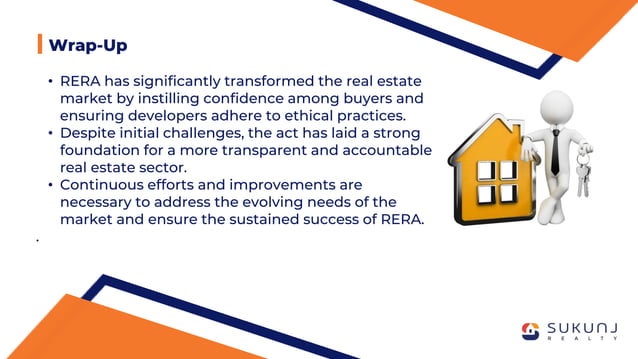 Role of RERA in Real Estate Market | RERA Explained | PPT