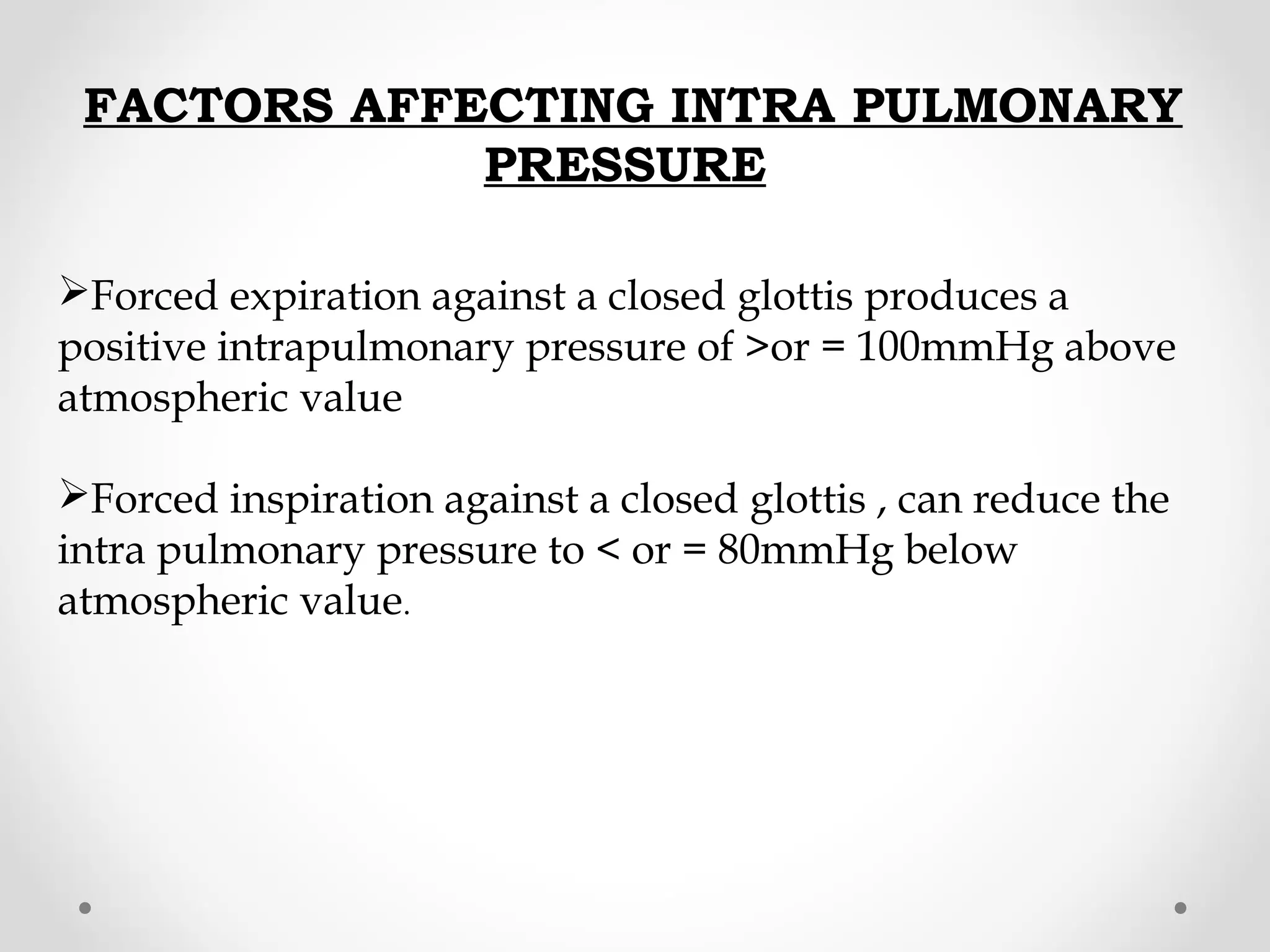 Role of respiratory muscles and various pressures in pulmonary ...