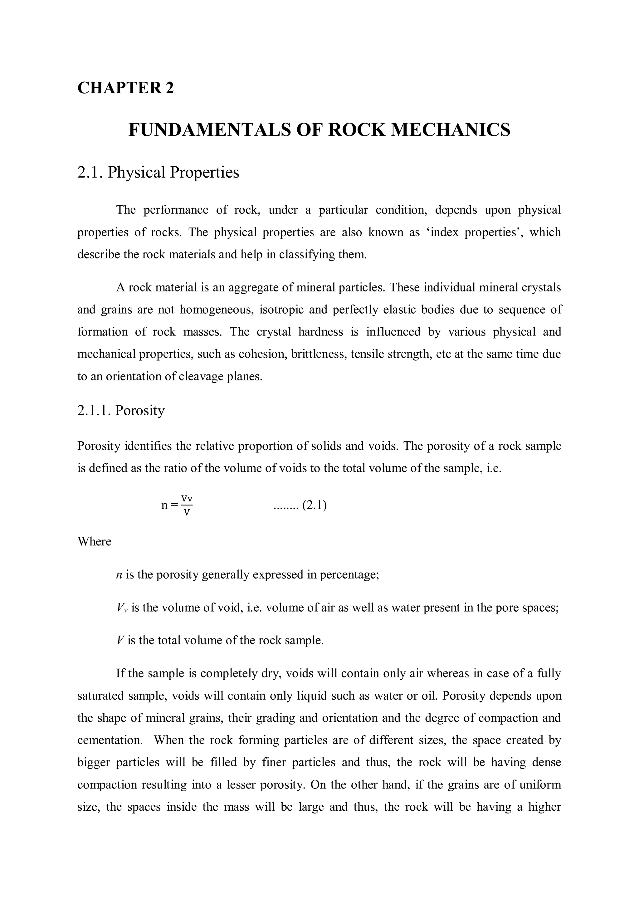 Role of Rock Mechanics in Mining Industry : Applications in Underground ...