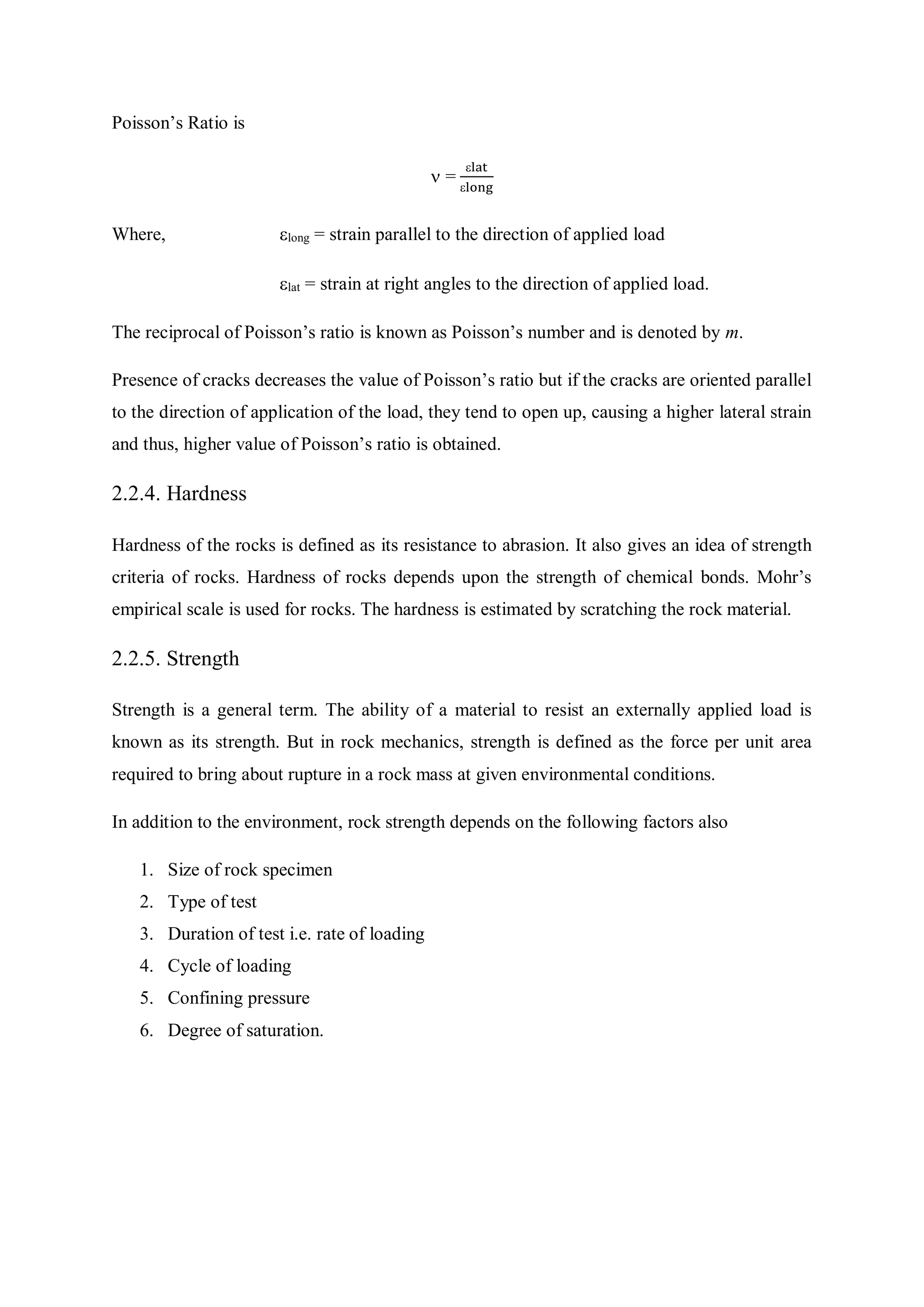 Role of Rock Mechanics in Mining Industry : Applications in Underground ...