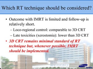 Role of RT in oropharynx ca 2013 june | PDF