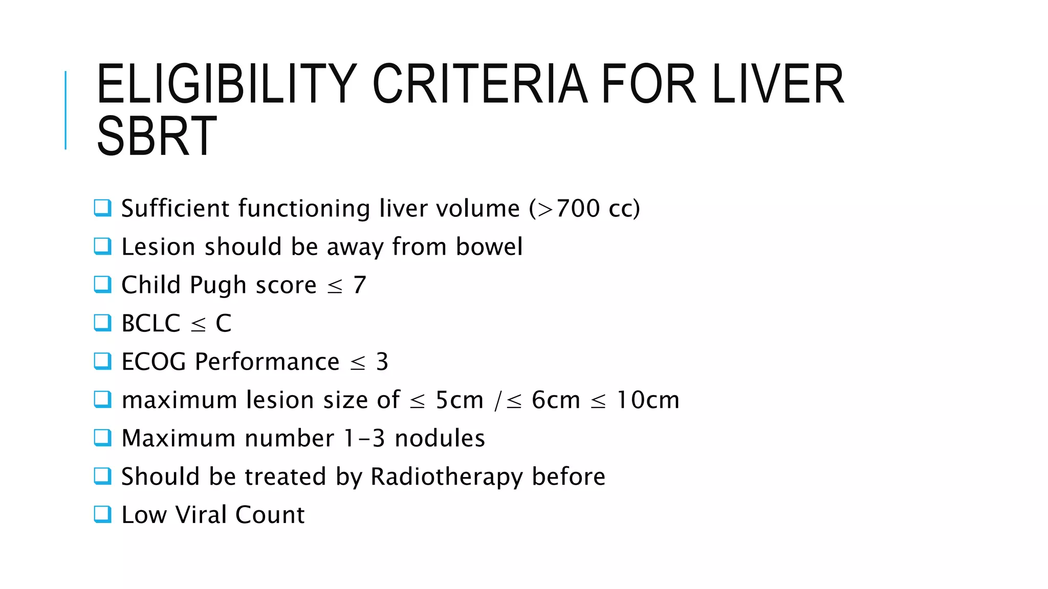 Role of Radiotherapy in Primary and Metastatic Liver Tumors | PPTX