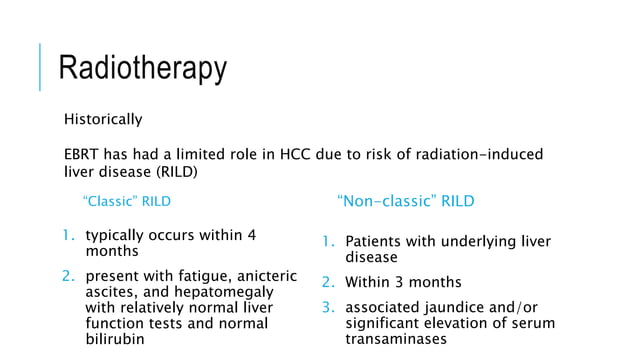 Role of Radiotherapy in Primary and Metastatic Liver Tumors | PPTX