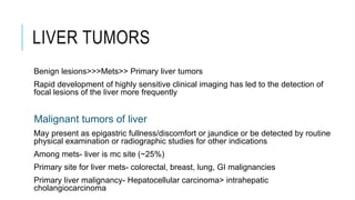 Role of Radiotherapy in Primary and Metastatic Liver Tumors | PPTX