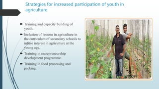 Role of rural youth in agriculture | PPTX
