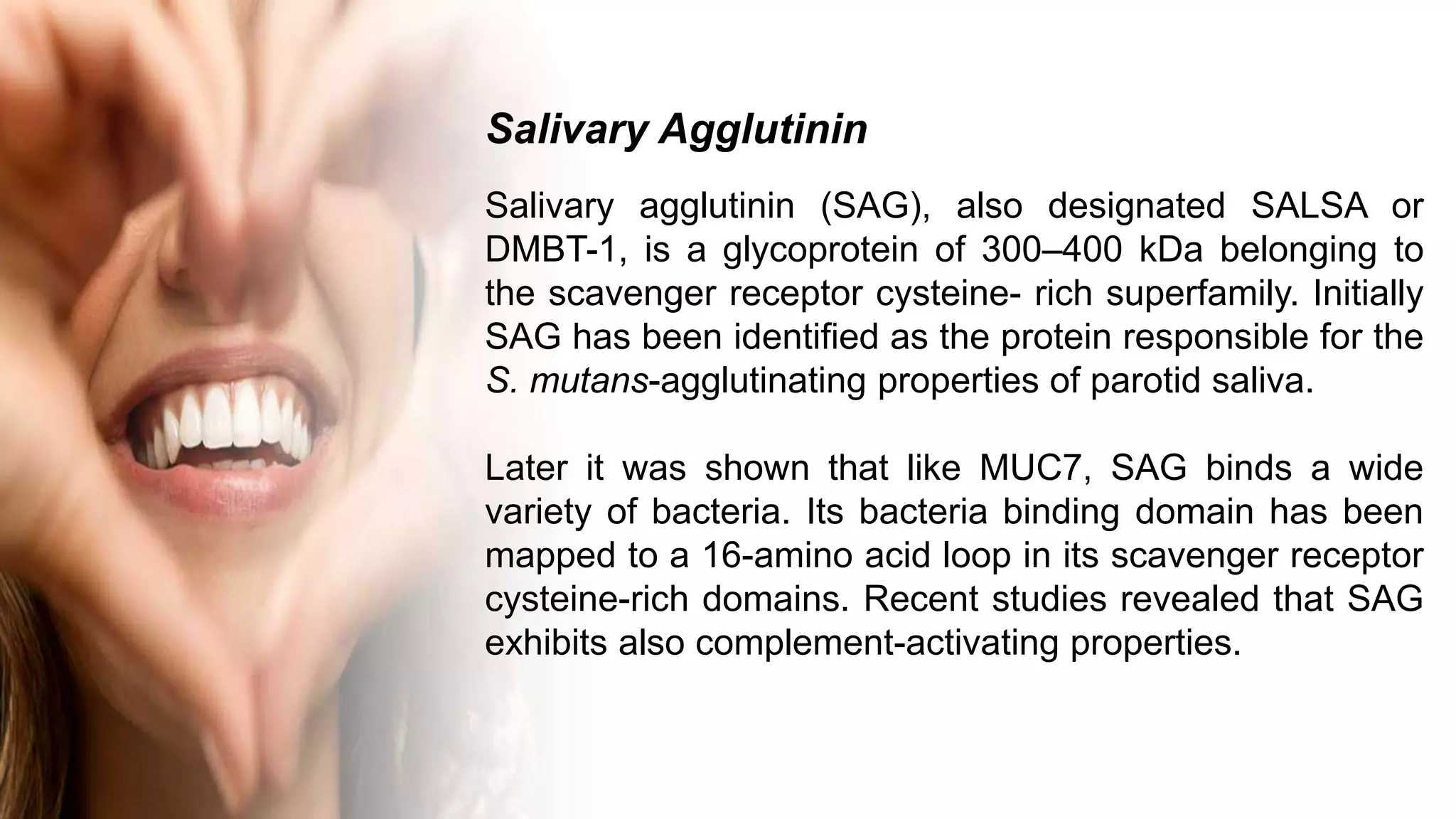 Role of saliva in defence mechanism | PPTX
