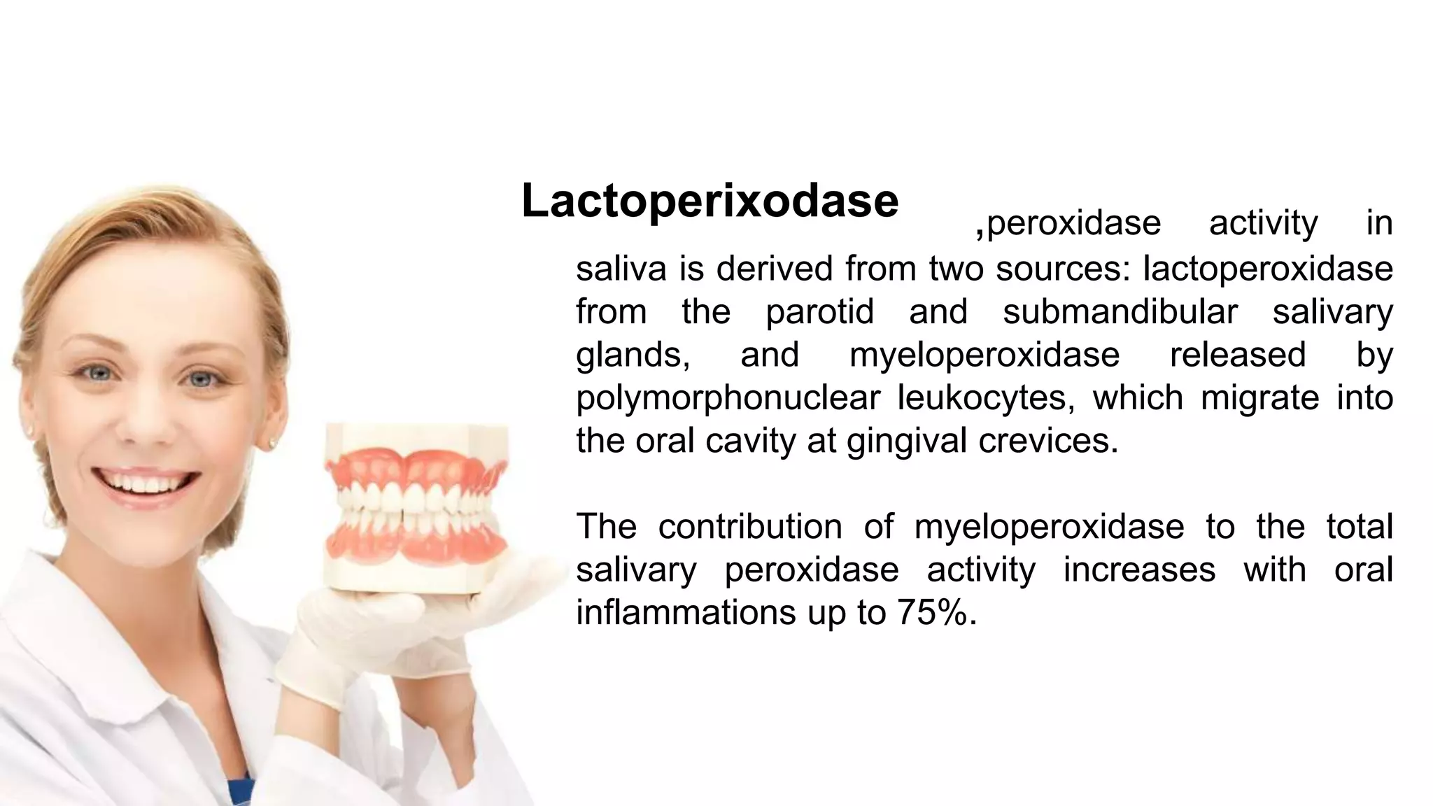 Role of saliva in defence mechanism | PPTX
