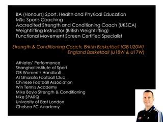 The Role of the Strength and Conditioning Coach | PPTX