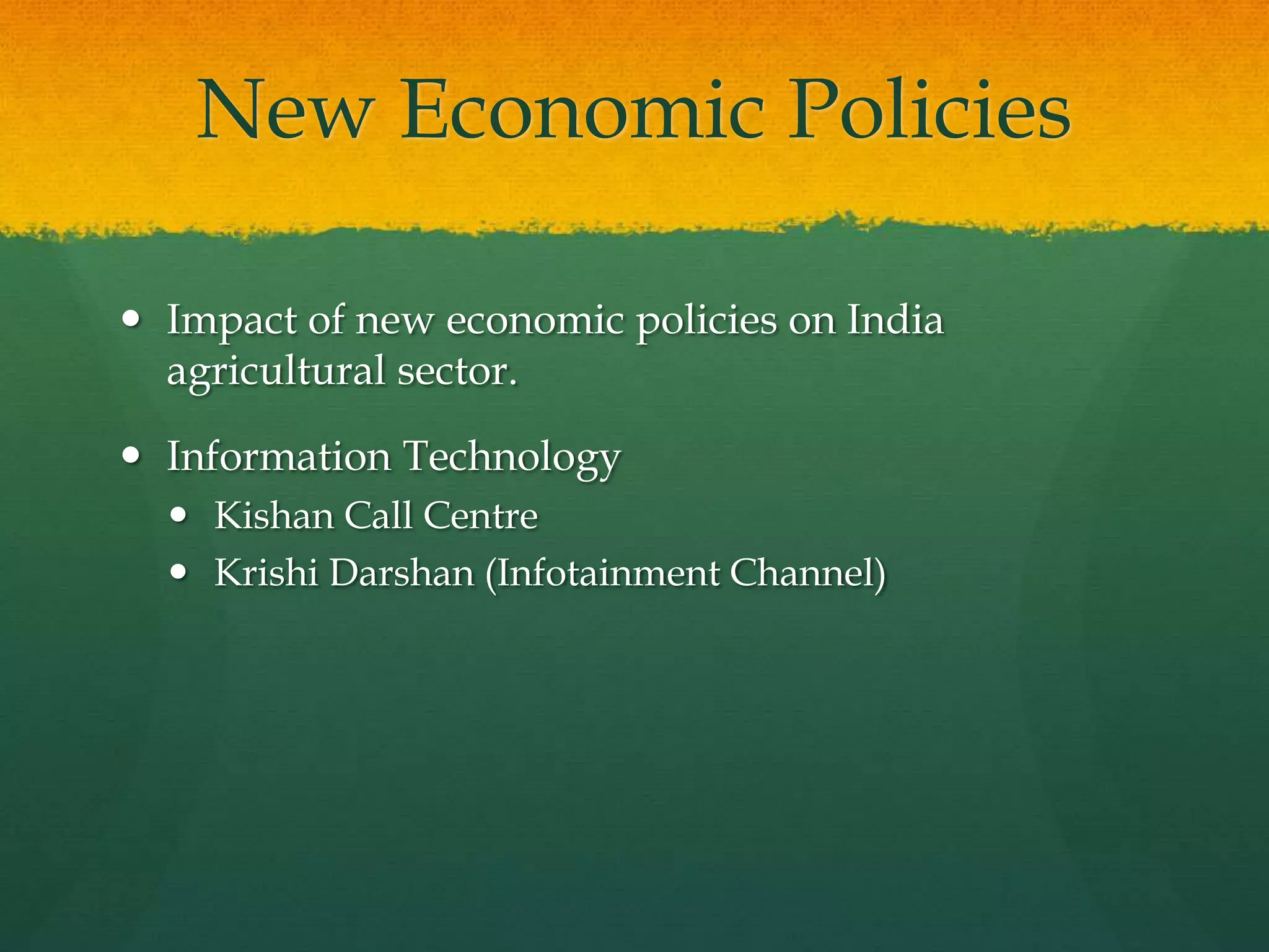 Role of science & technology in rural development in agriculture | PPTX