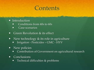 Role of science & technology in rural development in agriculture | PPTX