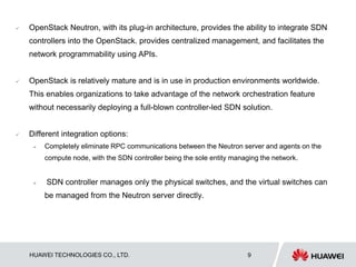 Role of sdn controllers in open stack | PPT