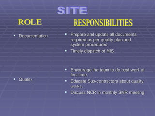 Role Of Second Manager (Ypd) | PPT