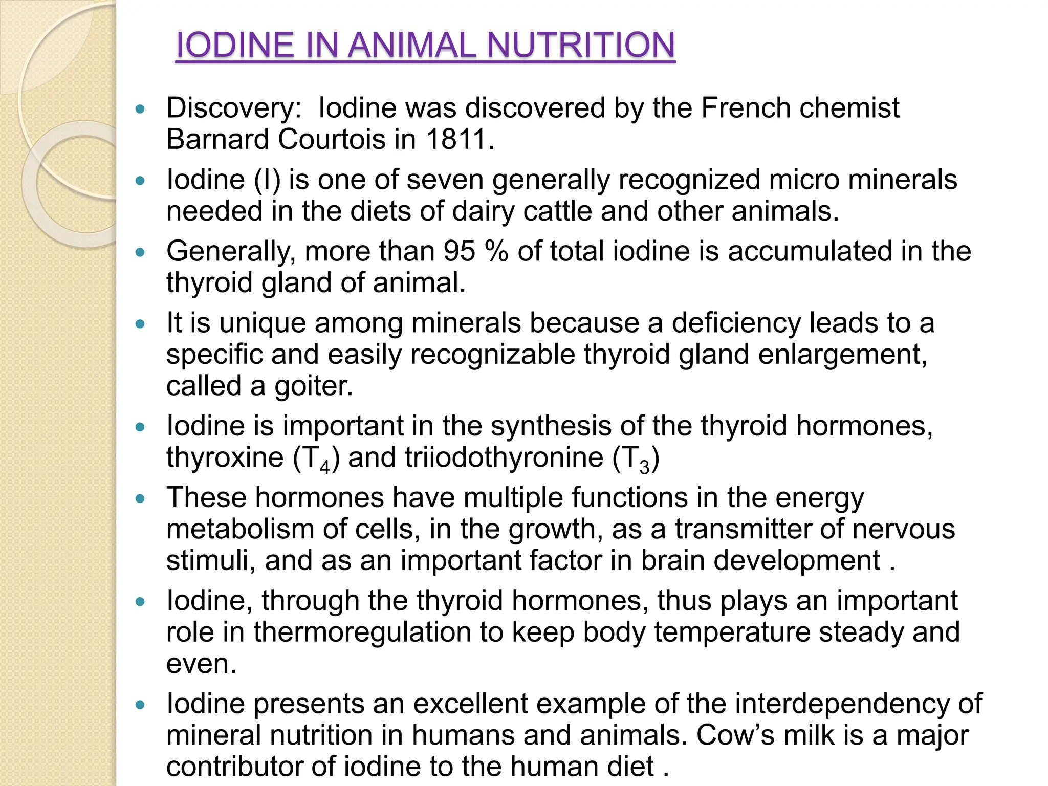 Role Of Selenium And Iodine In Animal Production.pptx