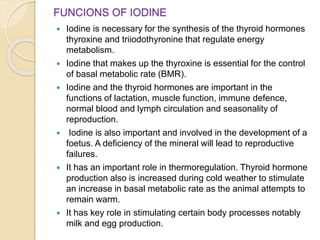 Role Of Selenium And Iodine In Animal Production.pptx