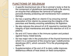 Role Of Selenium And Iodine In Animal Production.pptx