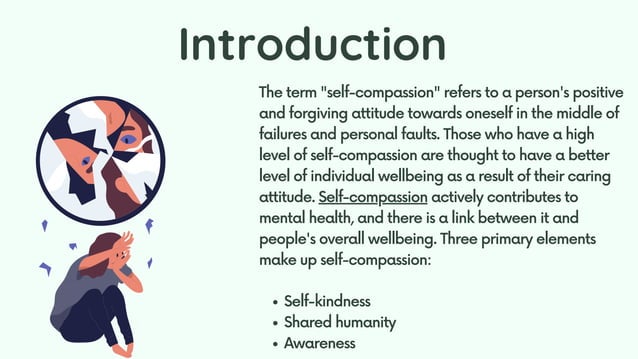 Role of Self-compassion in Mental Well-being | Solh Wellness | PDF