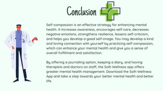 Role of Self-compassion in Mental Well-being | Solh Wellness | PDF