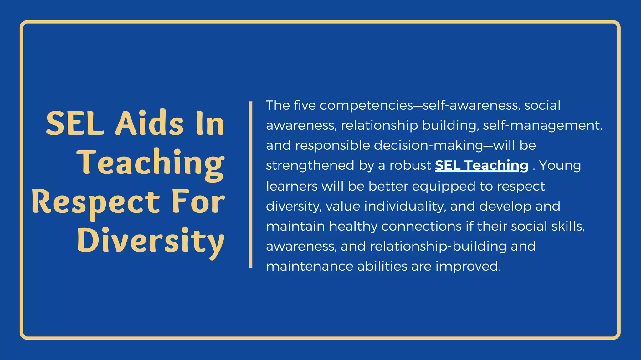 Role of SEL in Creating a Positive Classroom Culture | PPT