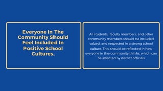 Role of SEL in Creating a Positive Classroom Culture | PPT