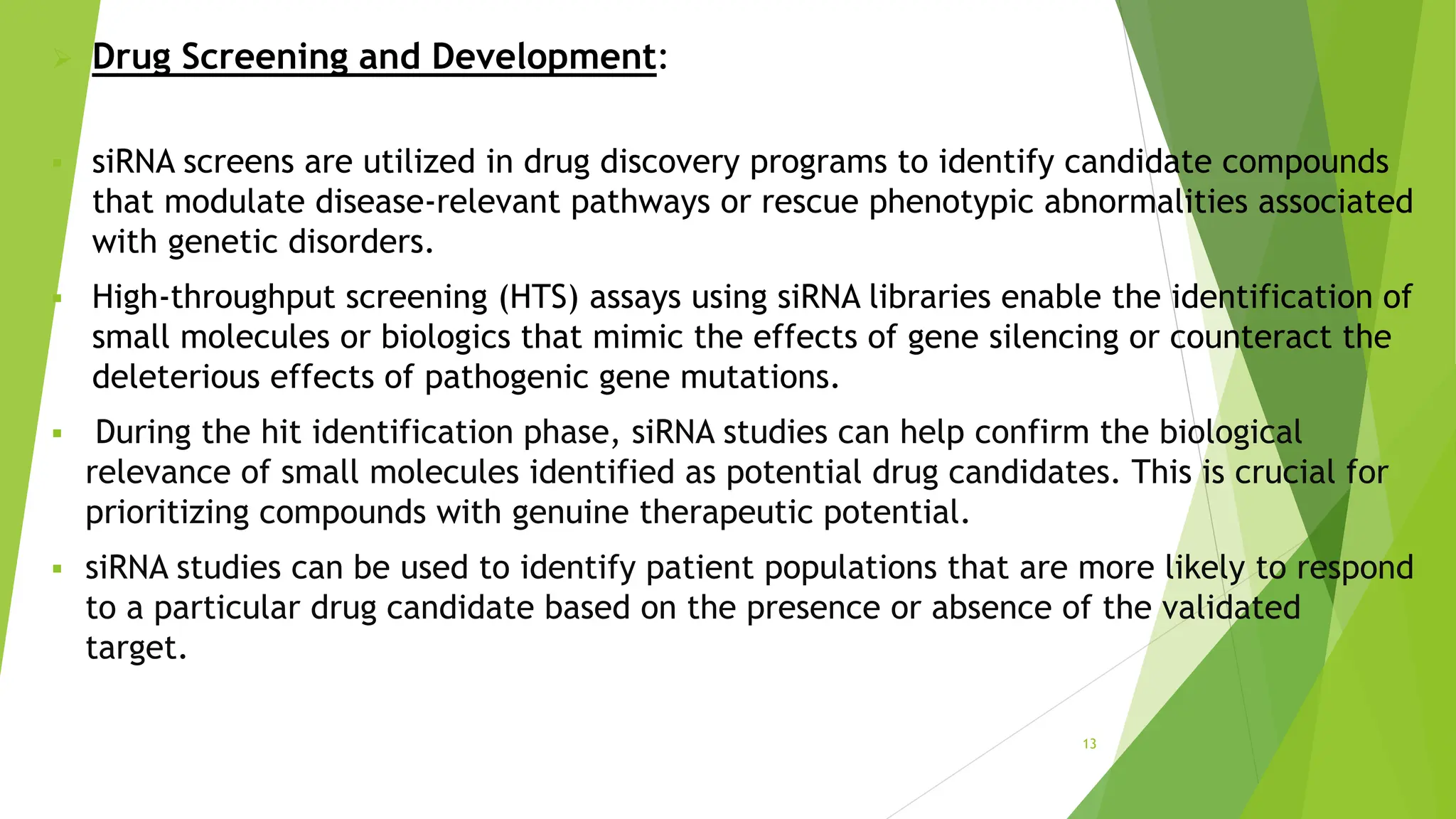 ROLE OF siRNA IN MODERN DRUG DISCOVERY PROCESS (3).pptx