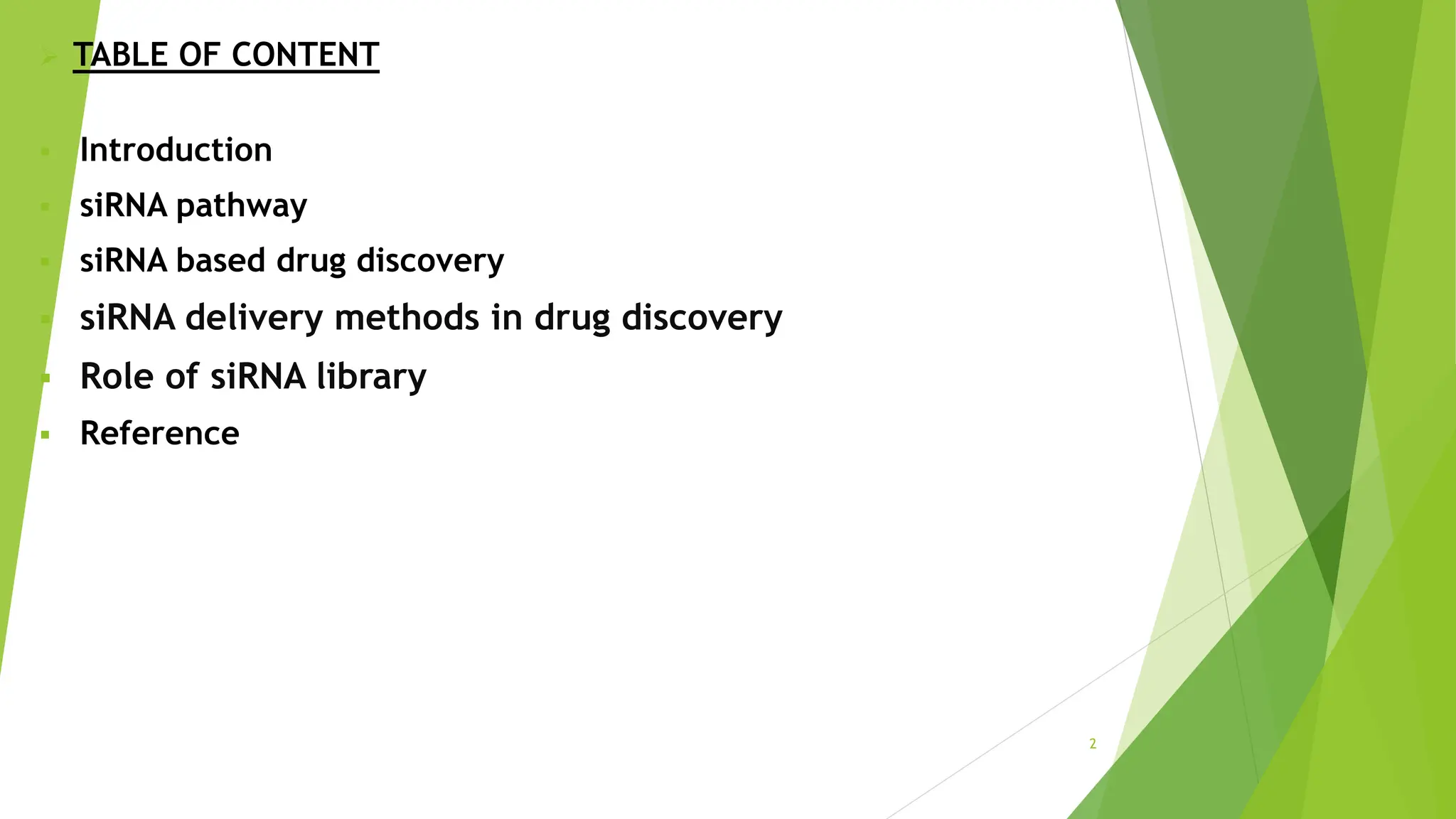 ROLE OF siRNA IN MODERN DRUG DISCOVERY PROCESS (3).pptx