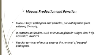 Role Of Skin And Mucous Membrane In Non Specific Resistance.pptx