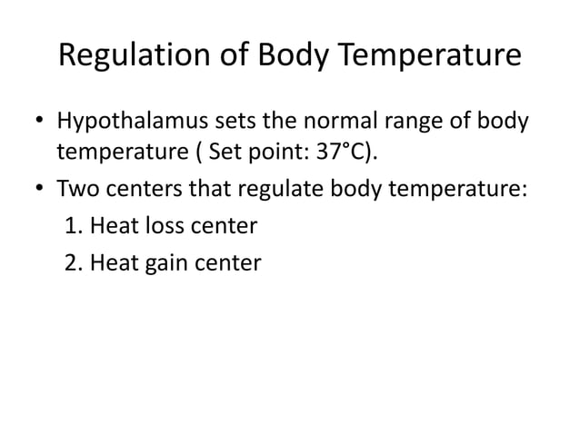 Role of skin in regulation of body temperature | PPT