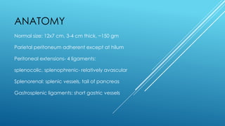 Role of spleenectomy in itp | PPTX
