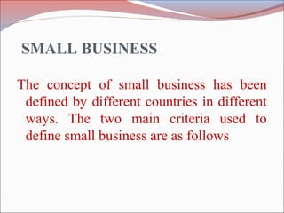 Small Business and Role of Small Business in Indian Economy | PPT