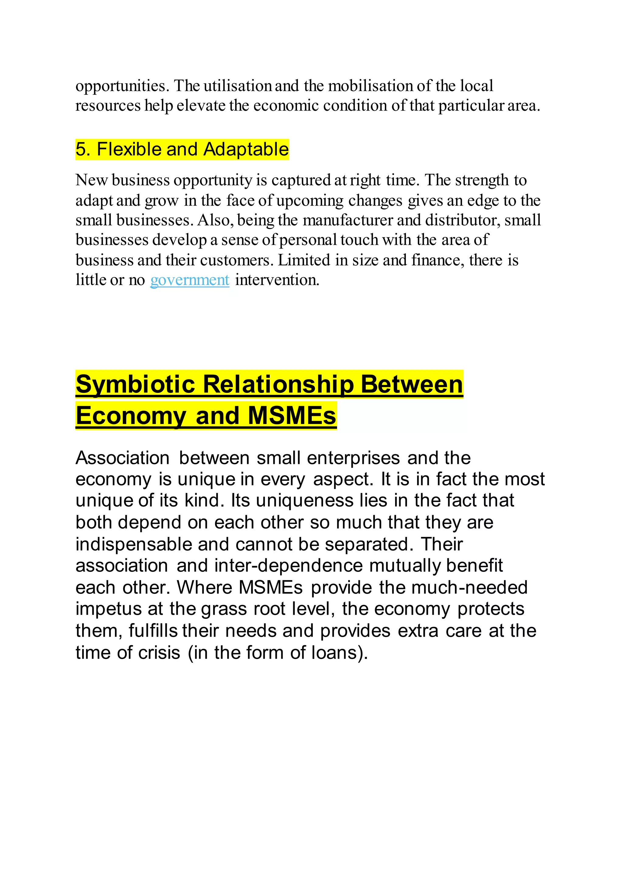 ROLE OF SMALL BUSINESS 2.docx