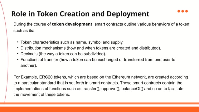 Role of Smart Contracts in Token Development .pptx