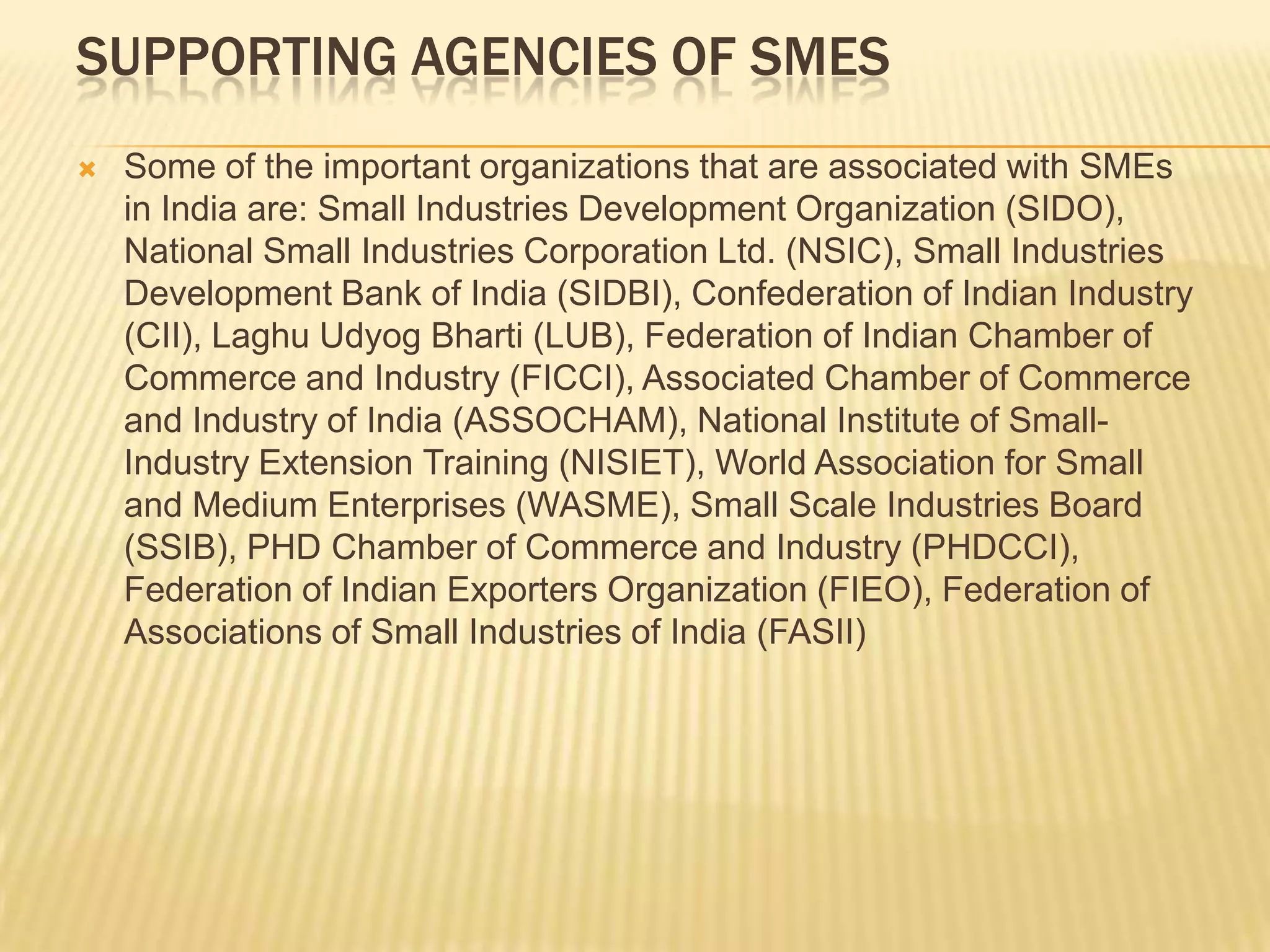 Role of sme’s in economic growth of india, SME ,MSME | PPTX