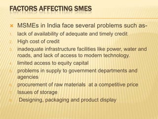 Role of sme’s in economic growth of india, SME ,MSME | PPTX
