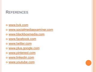 Role of social media in business communication | PPTX