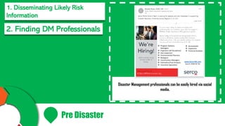 Role of social media in disaster management | PDF