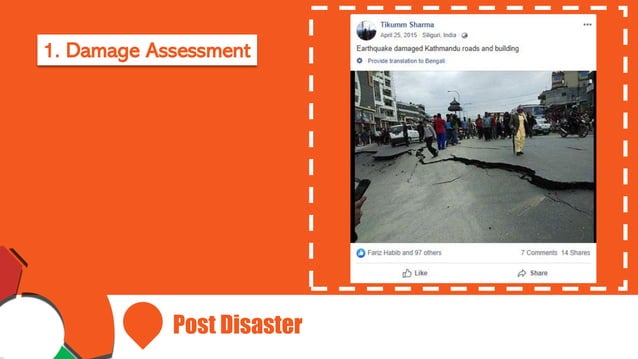 Role of social media in disaster management | PPT