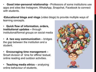 Role of social media in education | PPTX