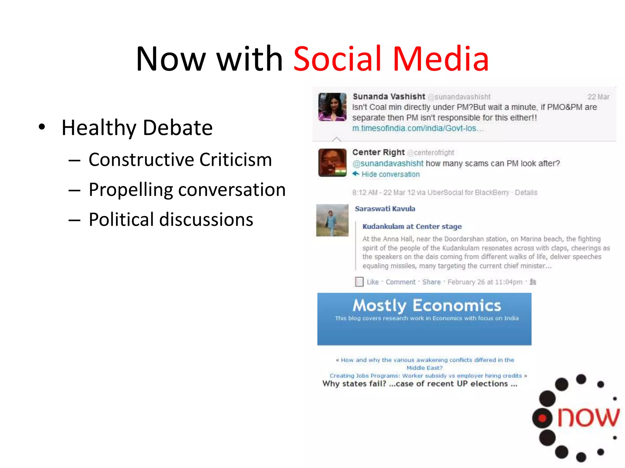 Role of social media in strengthening democracy | PPTX