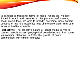 Role of social media on community awareness | PPT