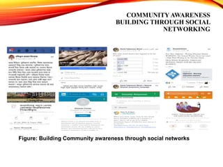 Role of social media on community awareness | PPT