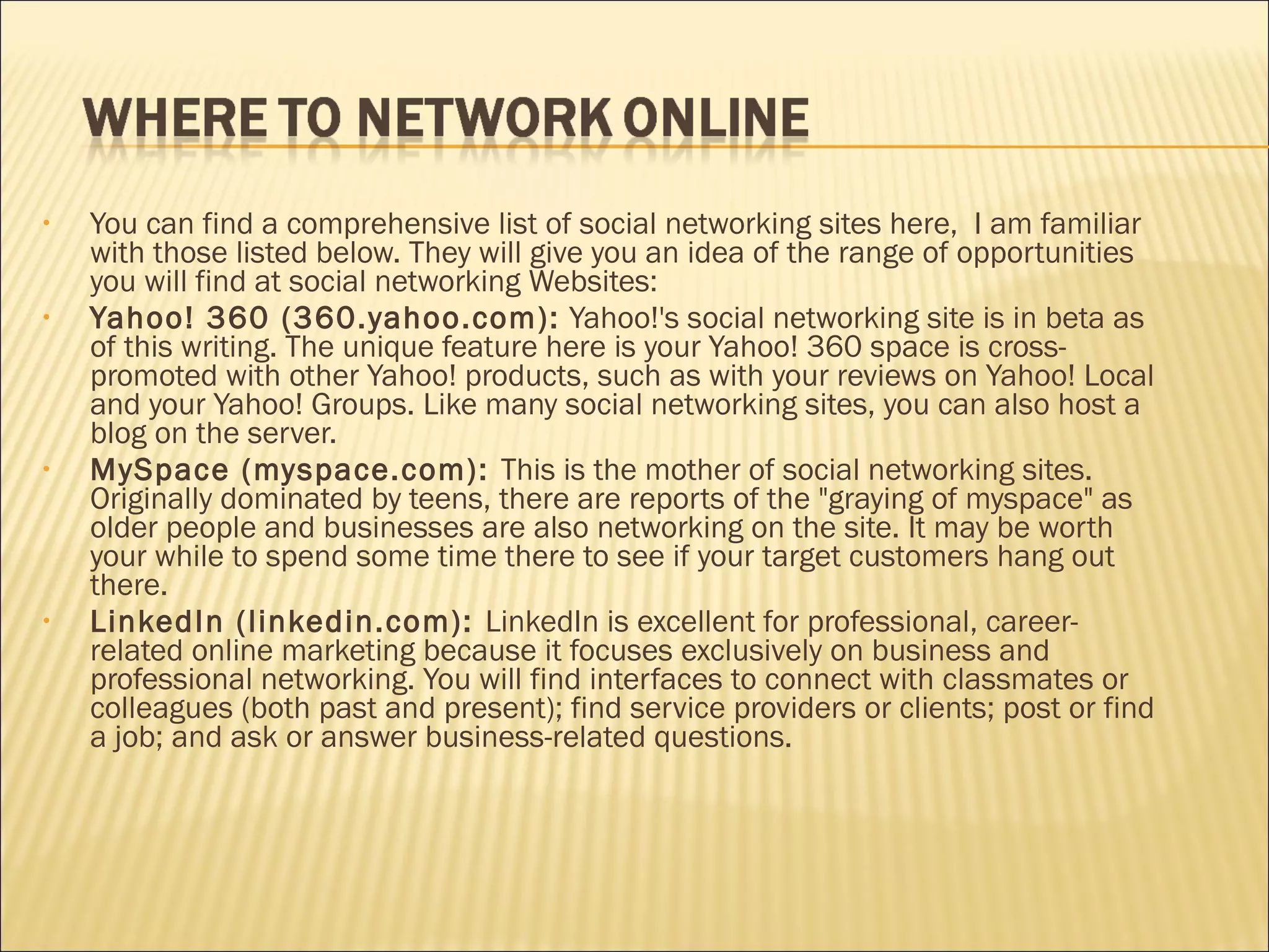 Role of Social Networking in Marketing | PPT