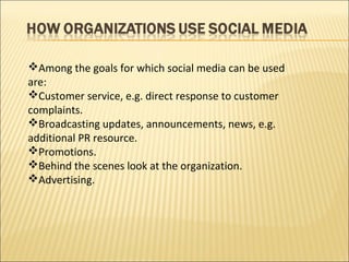 Role of Social Networking in Marketing | PPT