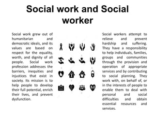 'Role of Social Workers in Indian Social Context with Contemporary ...