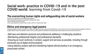 Role of social workers in COVID- 19 and in the post covid world | PPTX