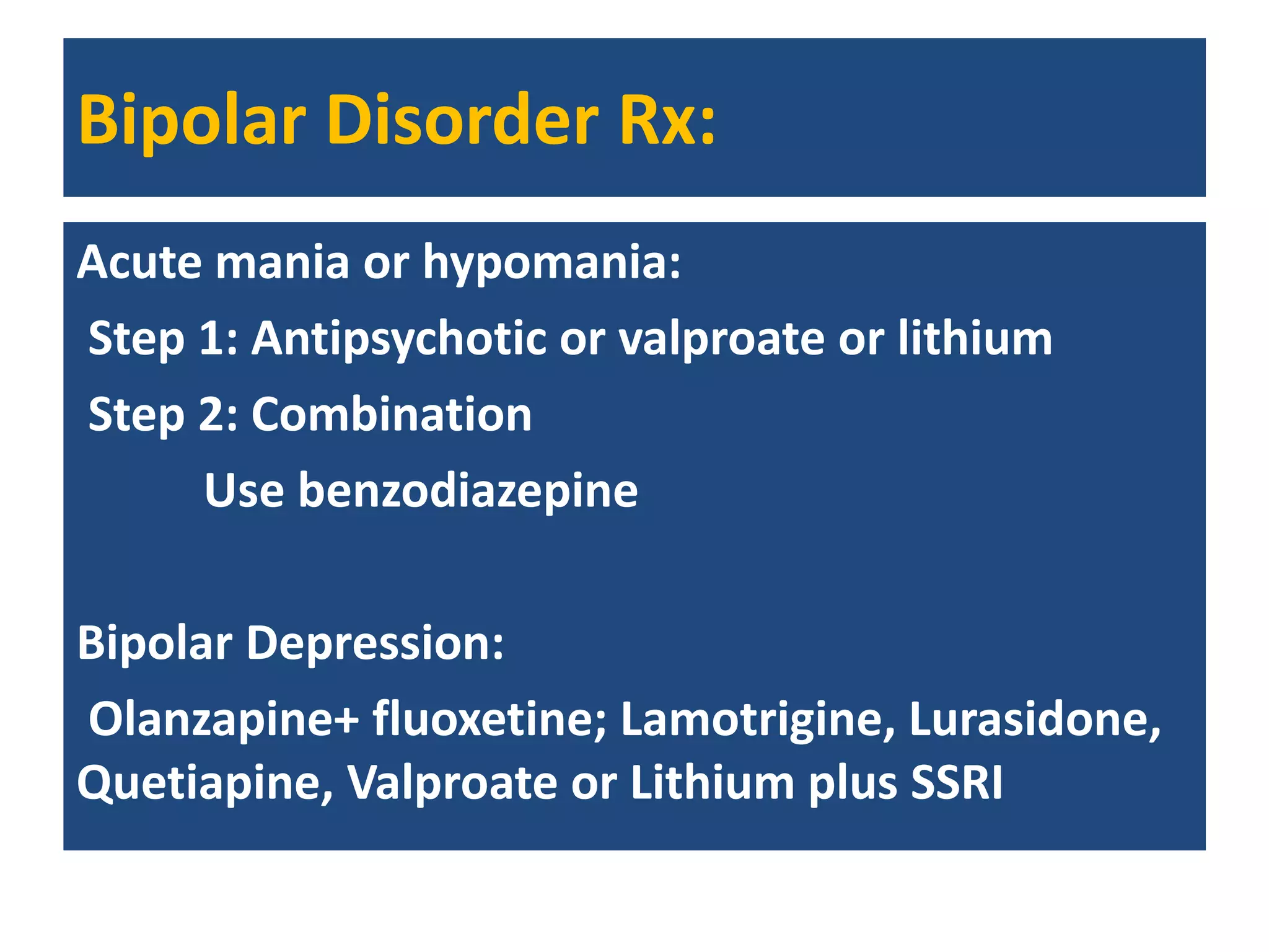 Role of sodium valproate in bipolar disorder | PPTX