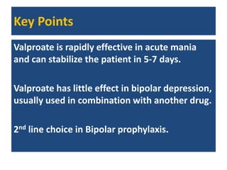 Role of sodium valproate in bipolar disorder | PPT
