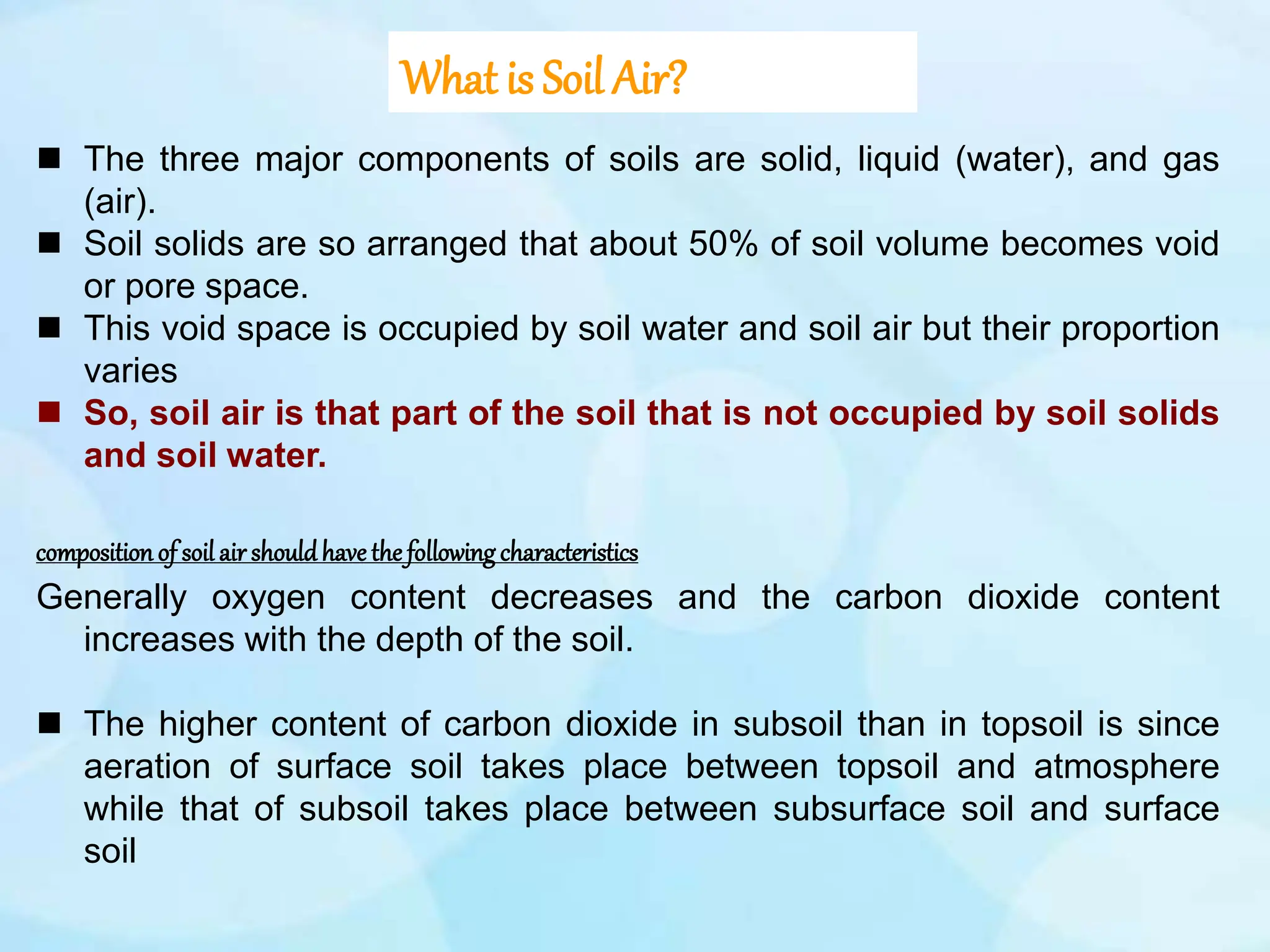 Role of soil aeration for crop growth and its development.ppt