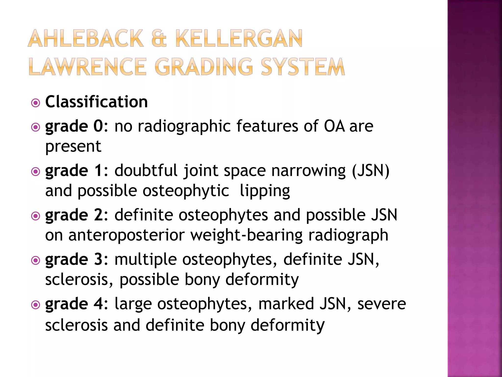 Role of sonography in knee joint diseases | PPT
