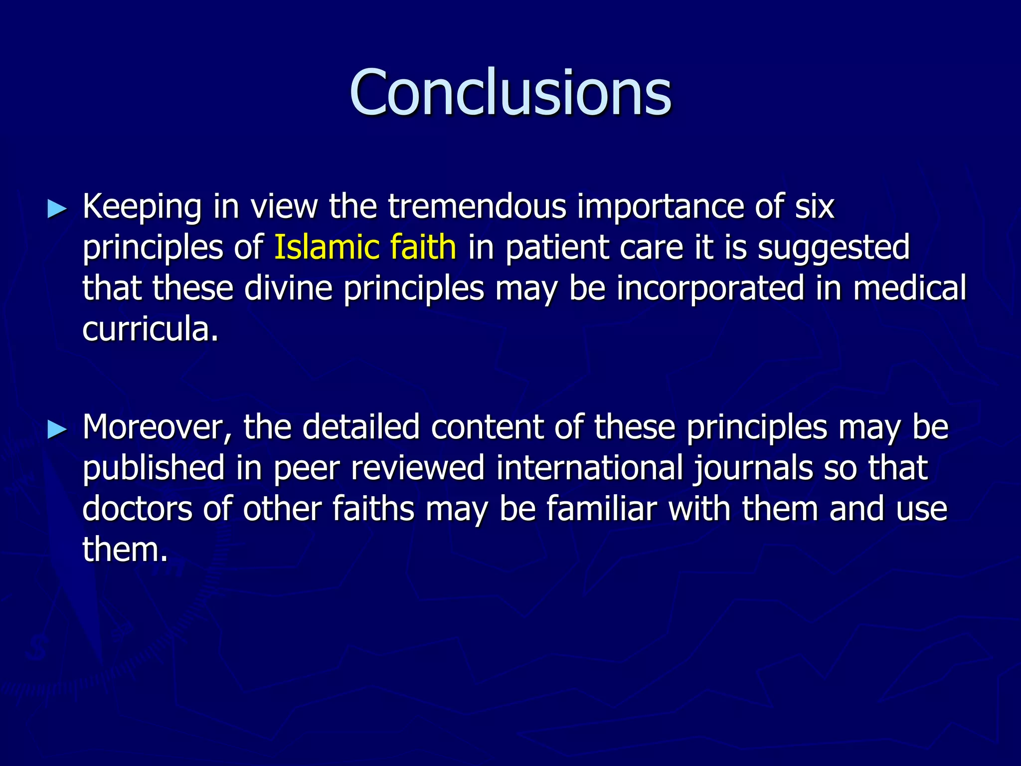 Role of spirituality in patient care.ppt