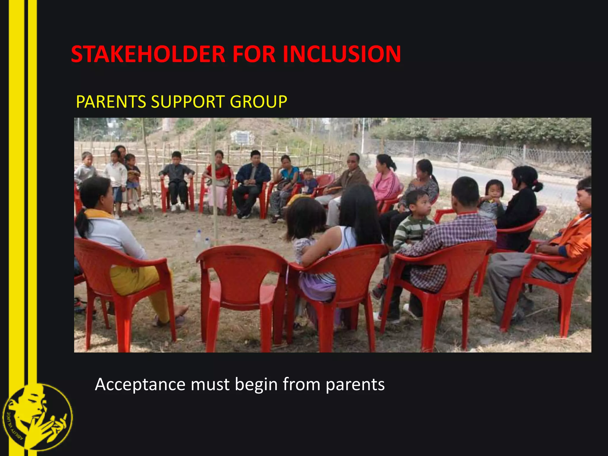 Role of stakeholders fro inclusion | PPTX